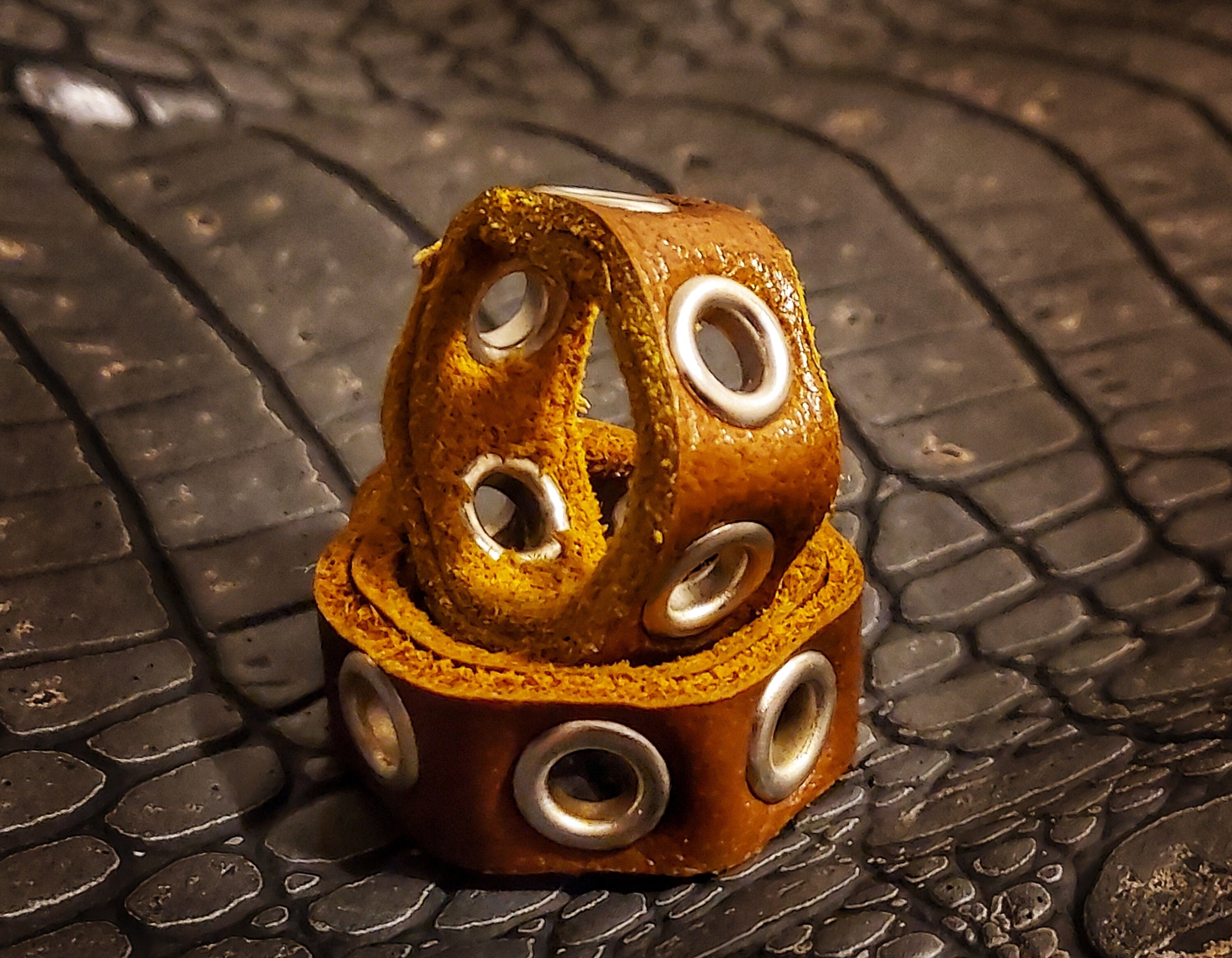 Leather Ring, Biker Styled Punk Rock Rings - Etsy