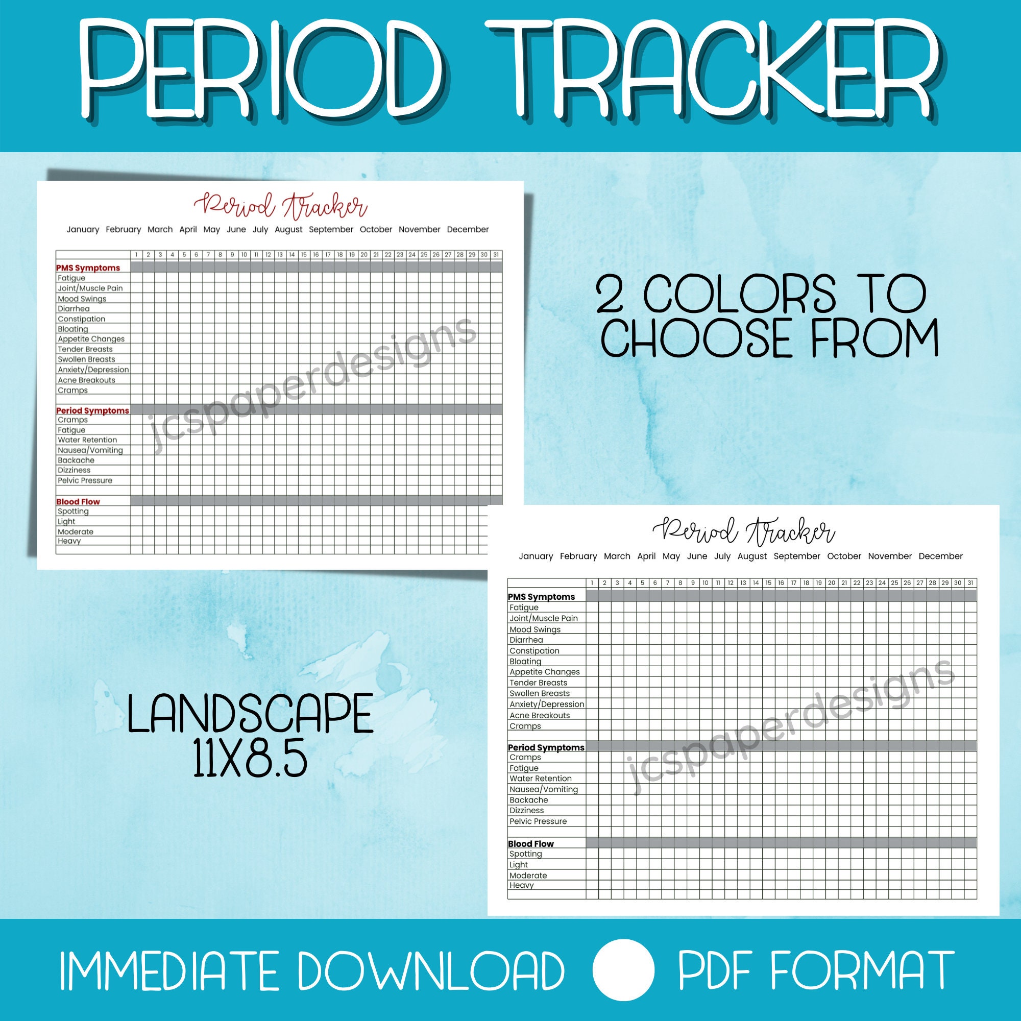 Period Tracker Menstrual Cycle Tracker Period Log Calendar Ovulation ...