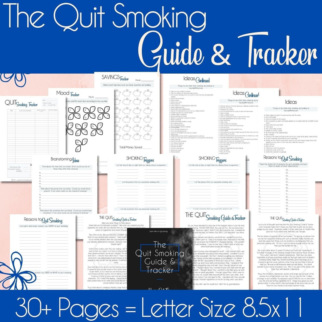 Quit Smoking Guide and Tracker | Mood, Savings, and Trigger Trackers ...
