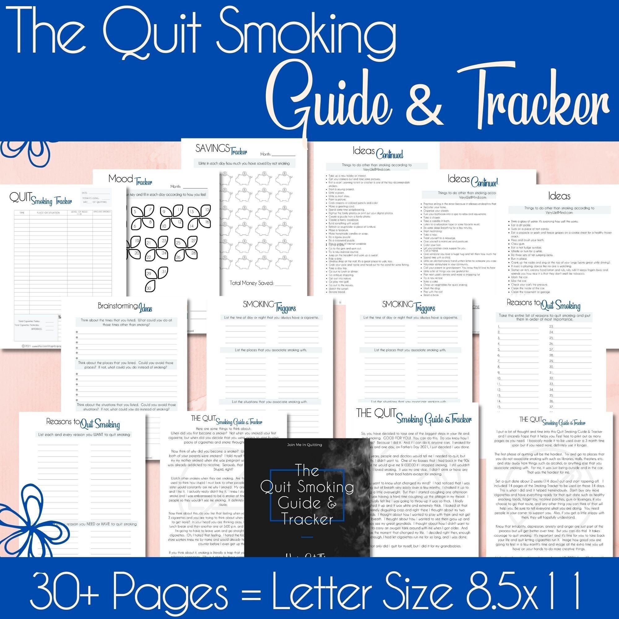 The Quit Smoking Guide & Tracker | Nicotine Tracker | Nicotine Guide ...