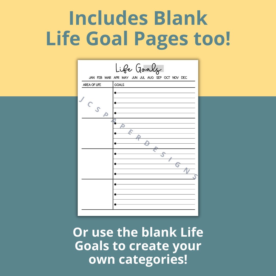 Wheel of Life Assessment Planner Printable, Level 10, Self Improvement ...