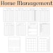 Household Planner Home Management Organizer, Organization Printable ...