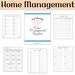 Household Planner Home Management Organizer Organization - Etsy