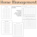 Household Planner Home Management Organizer, Organization Printable ...