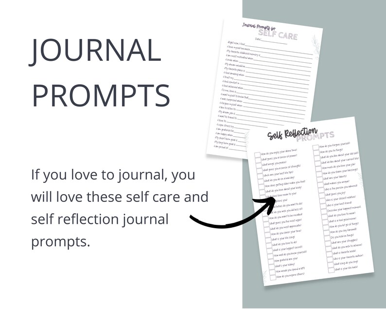 Mental Health Journal Tracker With Habit Trackers Mood Trackers Journal ...