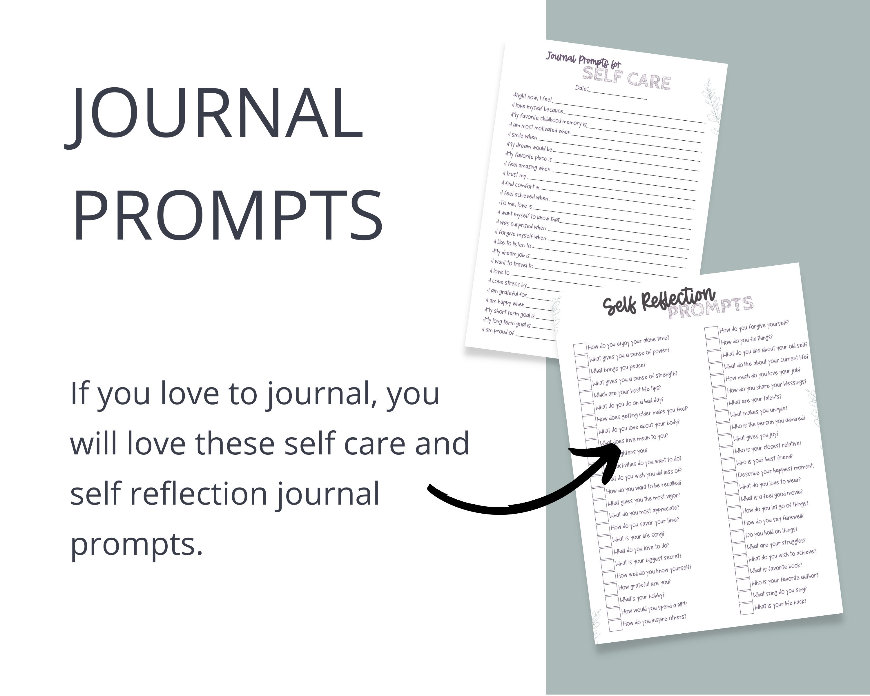 Mental Health Journal Tracker With Habit Trackers Mood Trackers Journal ...