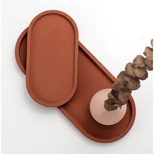 Ceramics Tray/ Ceramics Tray/ Oblong Dish/ Modern Decorative Tray ...