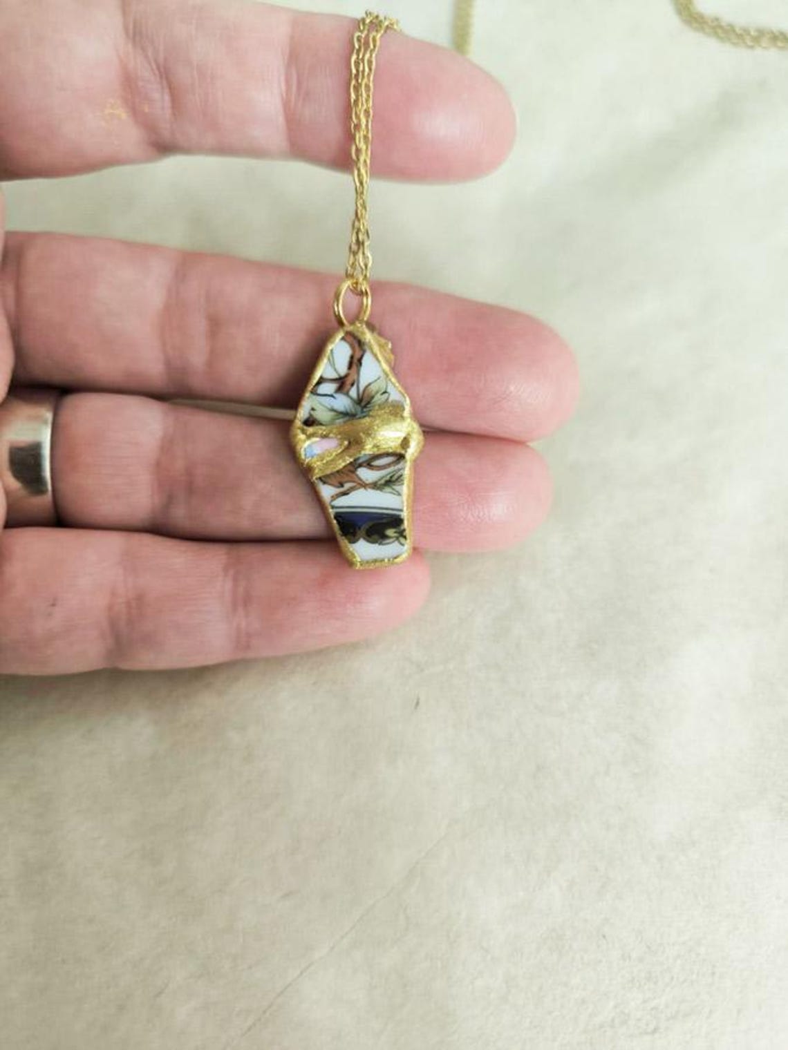 NEW. Necklace Kintsugi. Japaneseporcelain. Annyversary Gift. - Etsy