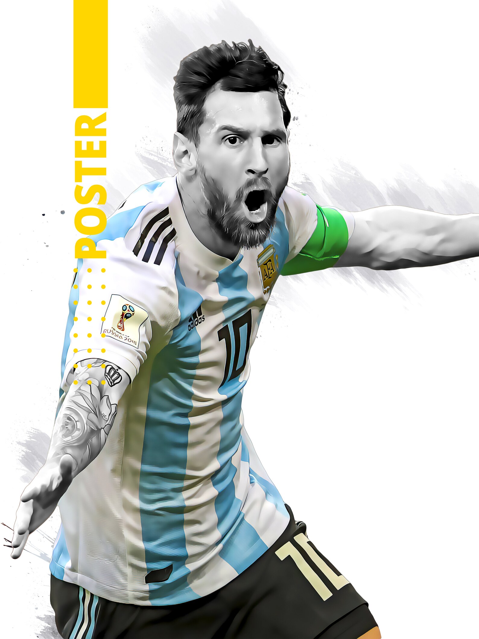 Lionel Messi Poster Sports Wall Art Soccer Print Kids Room | Etsy