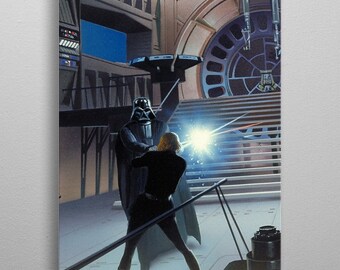 Vader Vs. Luke Poster | Etsy