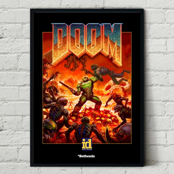 Classic Video Game Poster - Etsy