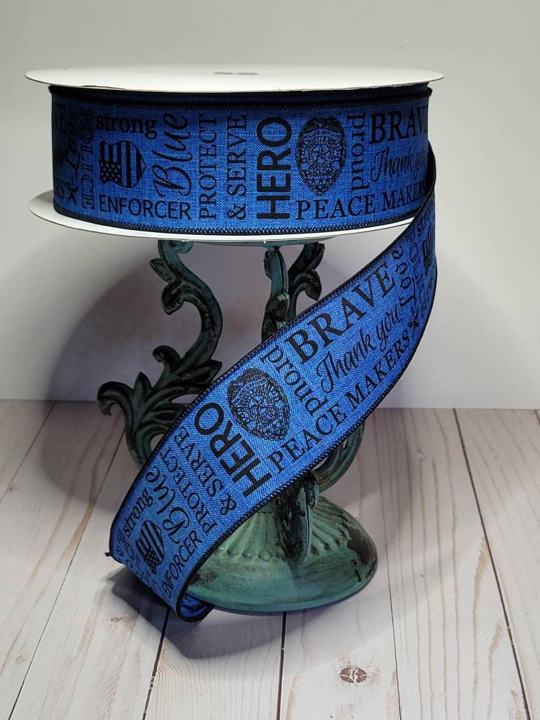 Back the Blue Ribbon Collection, Police Support and Coordinating Wired ...