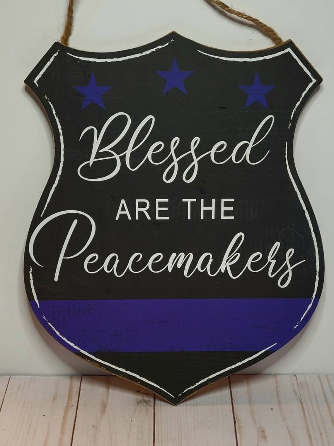 Police Wreath Sign Peacemakers Wreath Sign Police Support - Etsy
