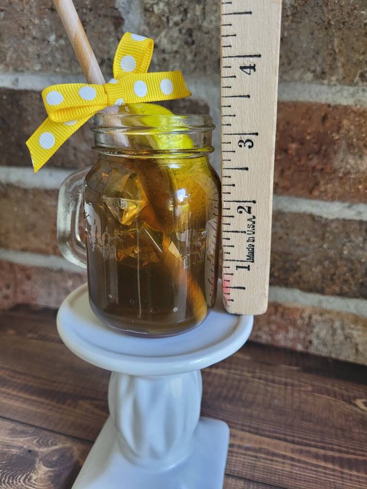 Faux Iced Tea | Tiered Tray Fake Tea | Fake Mini Drinks | Faux Drinks ...