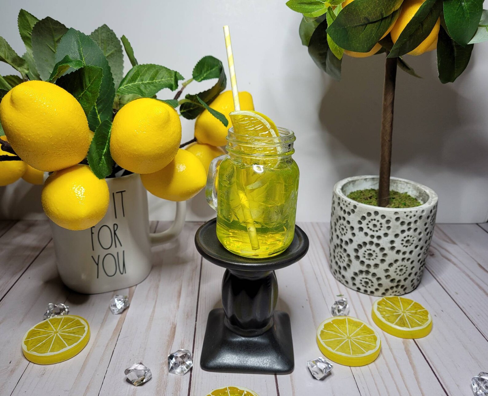 Faux Iced Tea | Tiered Tray Fake Tea | Fake Mini Drinks | Faux Drinks ...