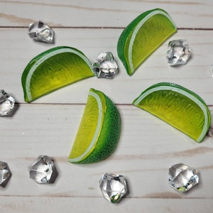 Lemon Wedges, Lemon Slices, Fake Bake Fruit Topper Set, Perfect for ...