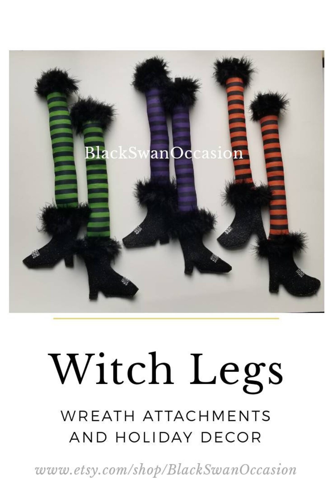 Witch Legs for Wreaths, Witches Legs, Witch Legs With Buttons, Witch ...