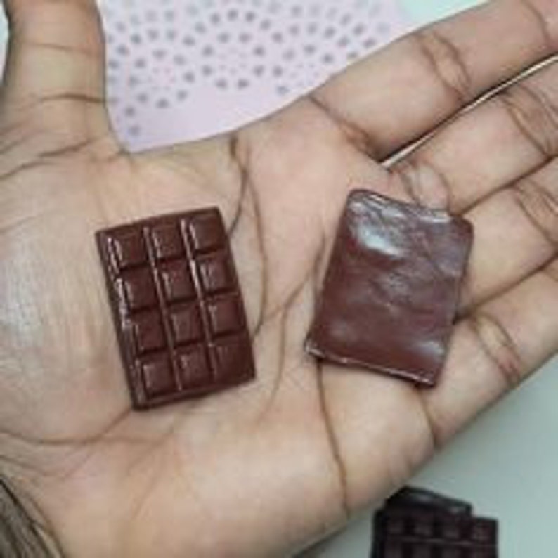 Fake Chocolate Candy Bars Fake Mini Chocolate Bar set of 6 - Etsy