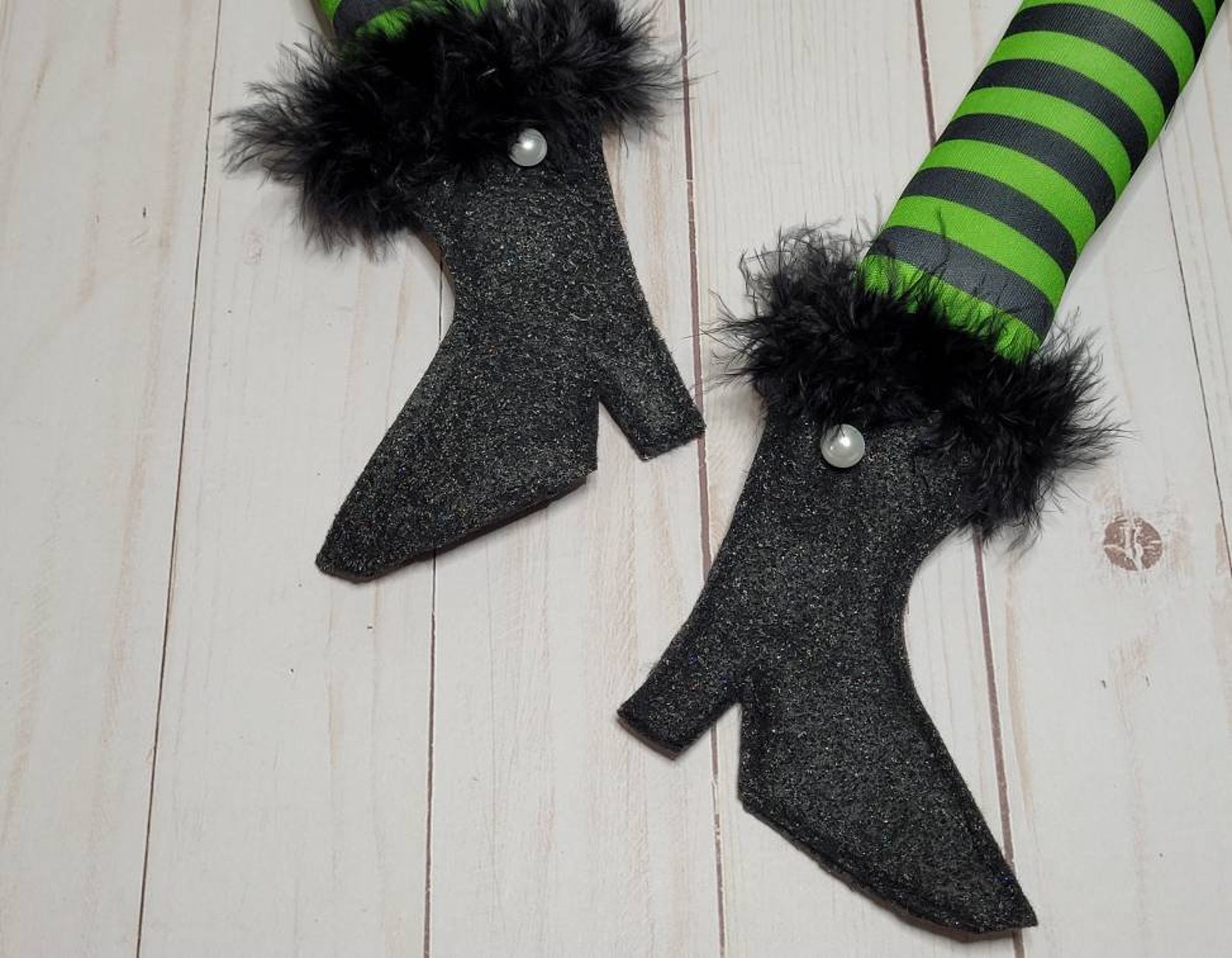Witch Legs for Wreaths, Witches Legs, Witch Legs With Buttons, Witch ...