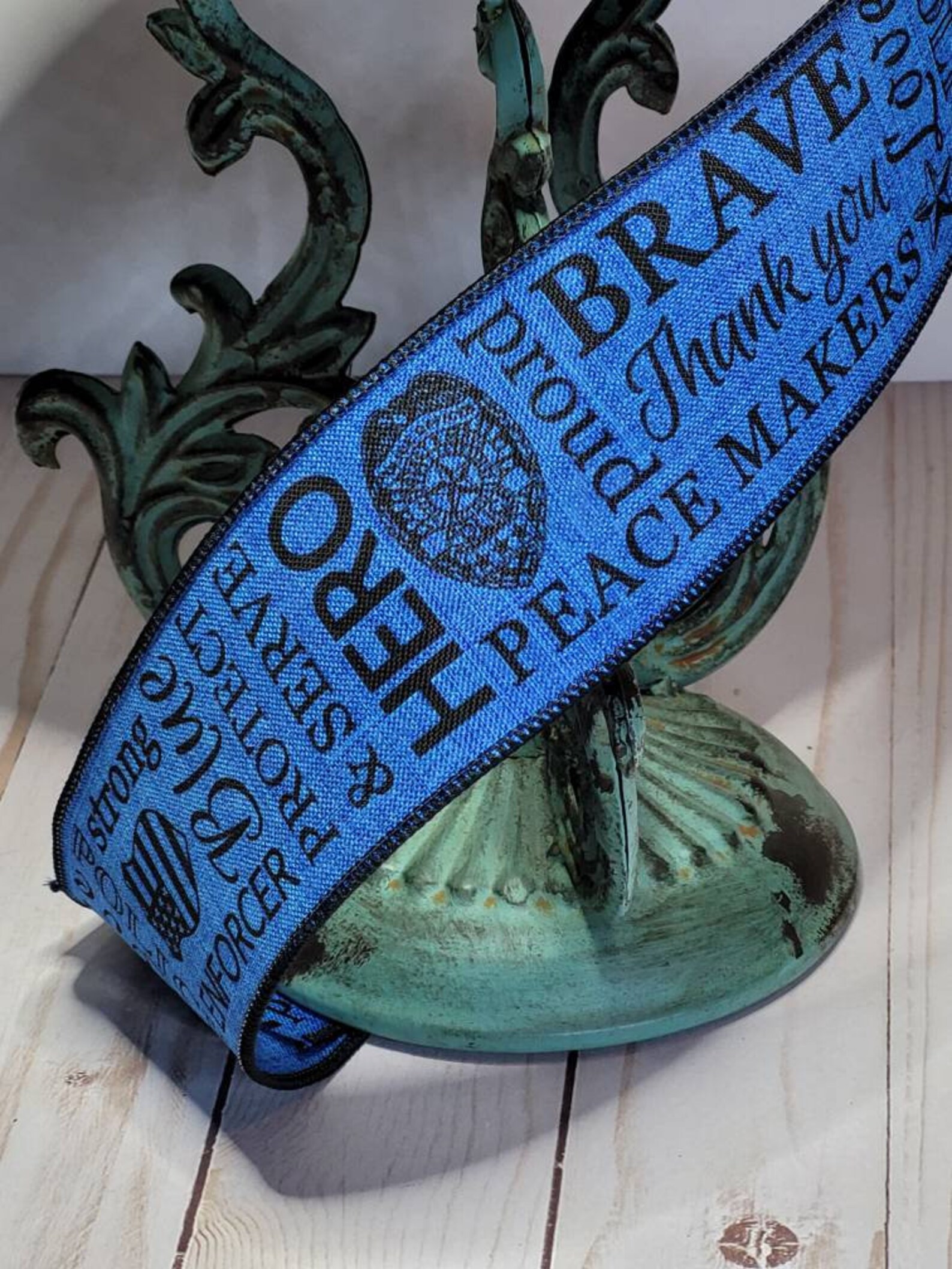 Back the Blue Ribbon Collection, Police Support and Coordinating Wired ...