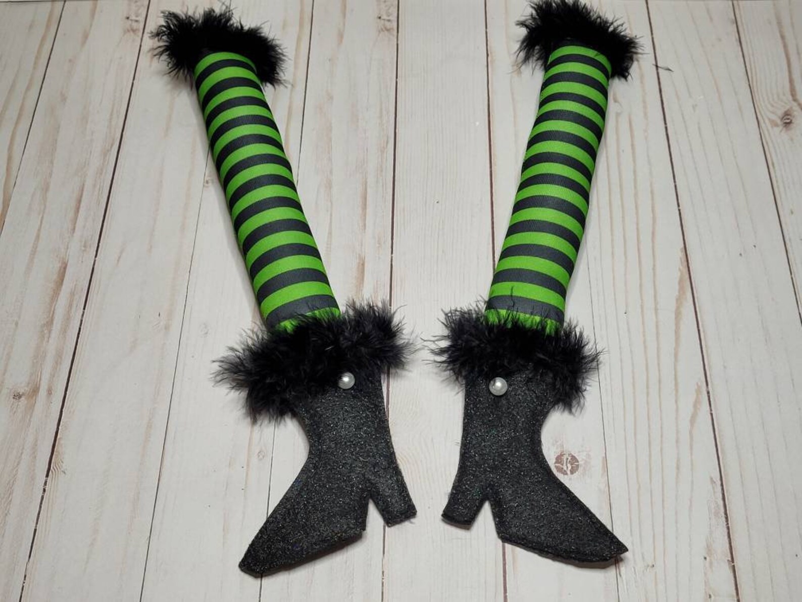 Witch Legs for Wreaths Witches Legs Witch Legs With Buttons | Etsy