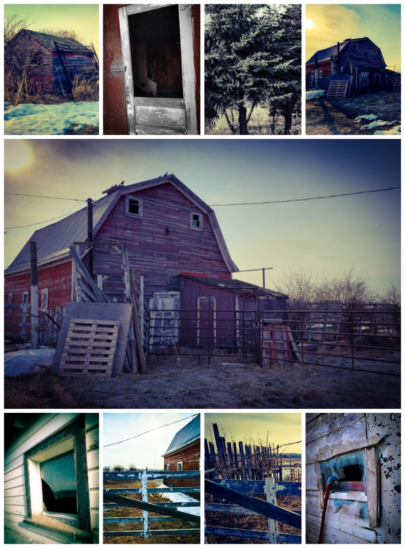 Colour Scary Farm Stockphoto Set 1 Halloween Spooky Photos for Graphic ...