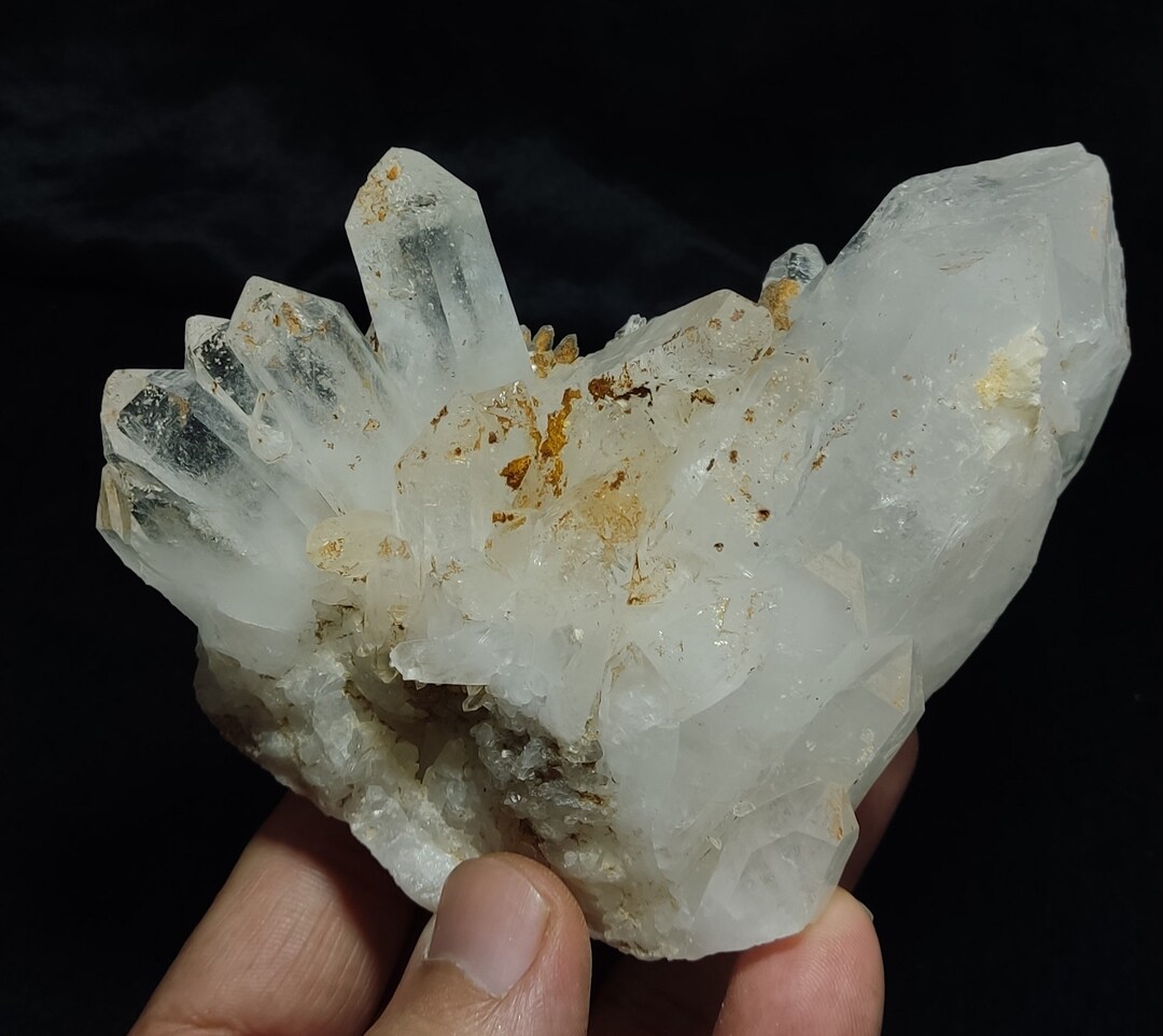 Rocks Gems Minerals Crystals Stones: Natural Lustrous Quartz Cluster ...