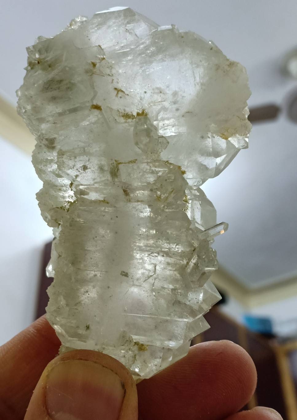 Single Beautiful Faden Quartz Crystals Cluster With Beautiful ...