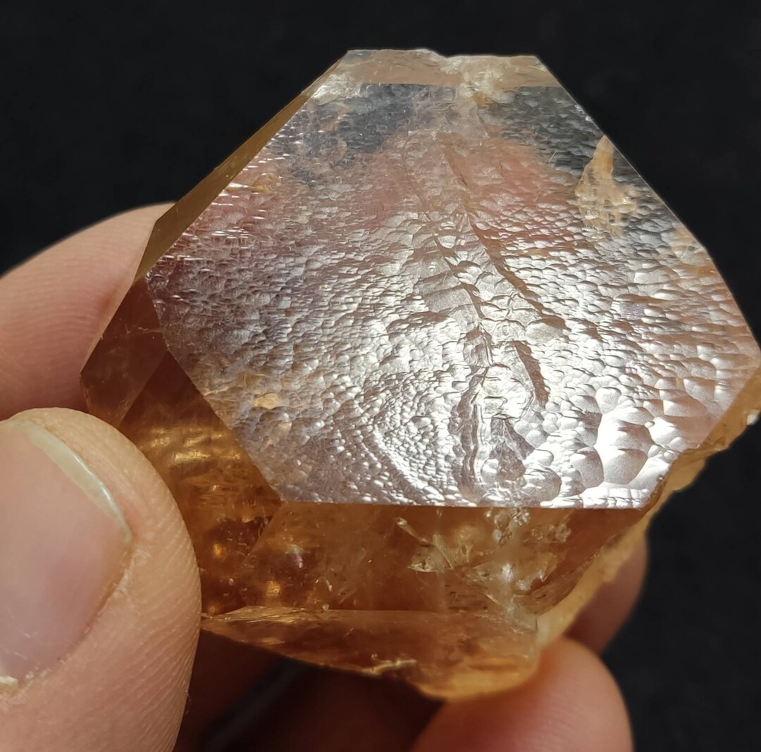 Terminated Peach Color Topaz Crystal 84 Grams - Etsy