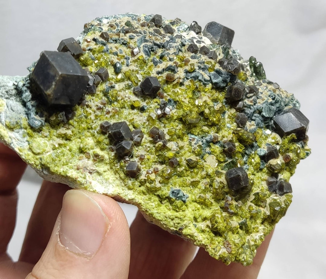 Rocks Gems Minerals Crystals Stones: Andradite Garnet Crystals on ...