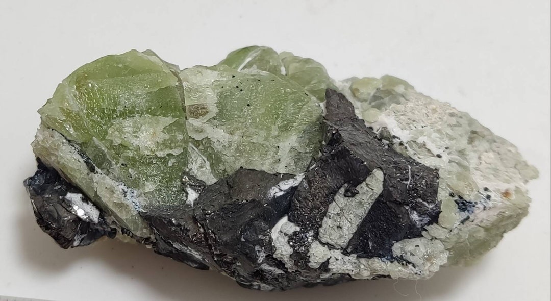 Rocks Gems Minerals Crystals Stones: Peridot Crystals With Magnetite 84 ...