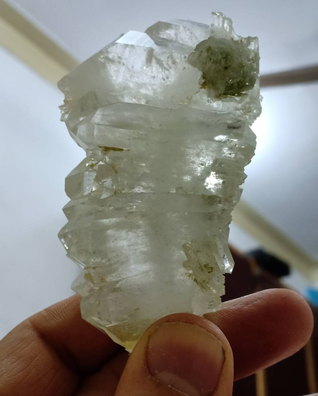 Single Beautiful Faden Quartz Crystals Cluster With Beautiful ...