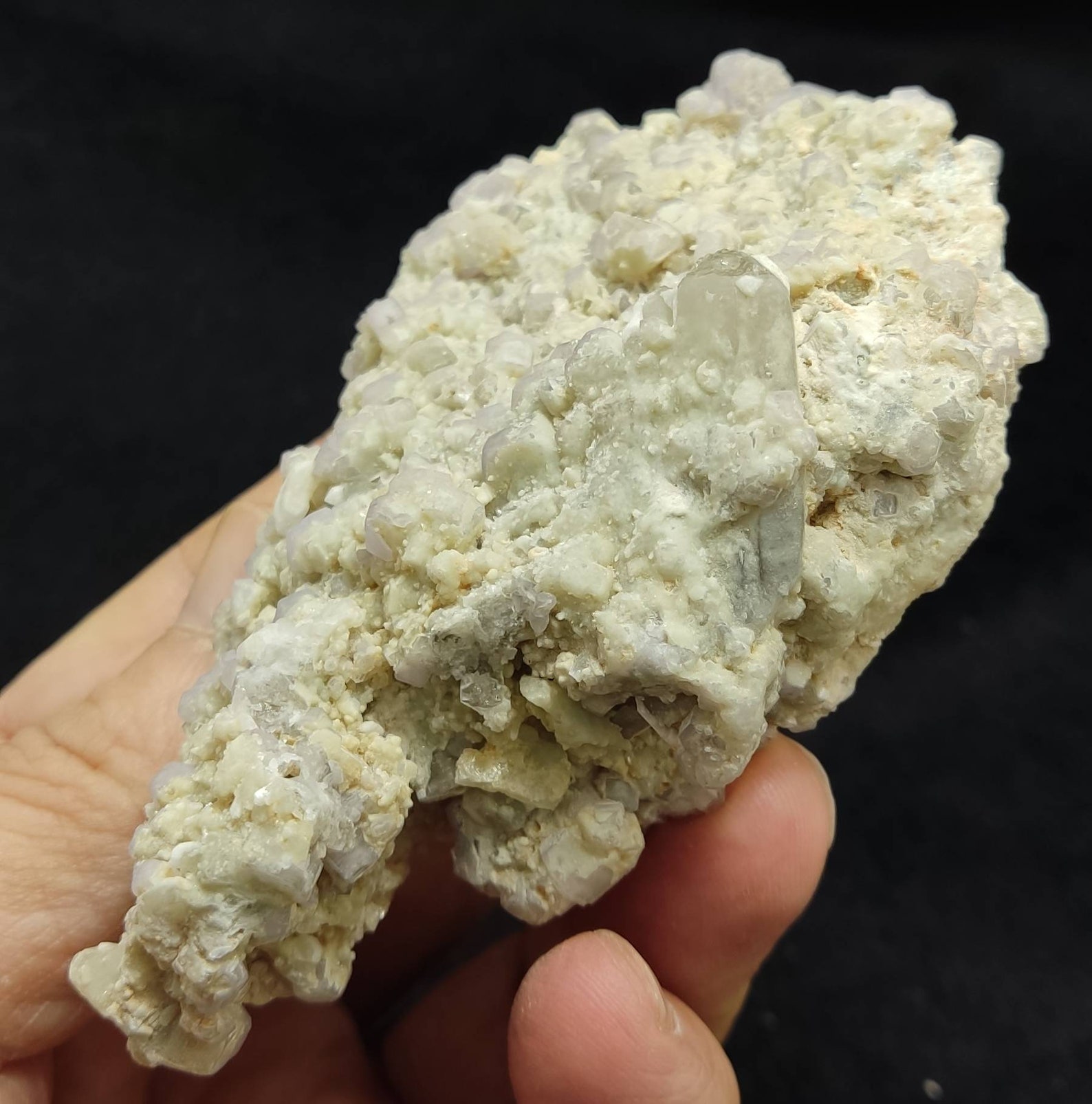 An amazing specimen of light purple Apatite crystals on matrix | Etsy