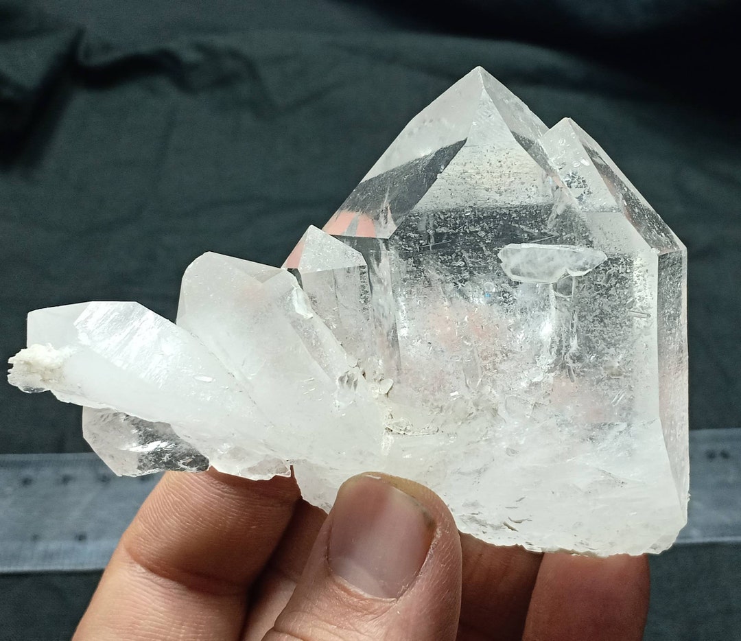 Rocks Gems Minerals Crystals Stones: Natural Lustrous Quartz Cluster ...
