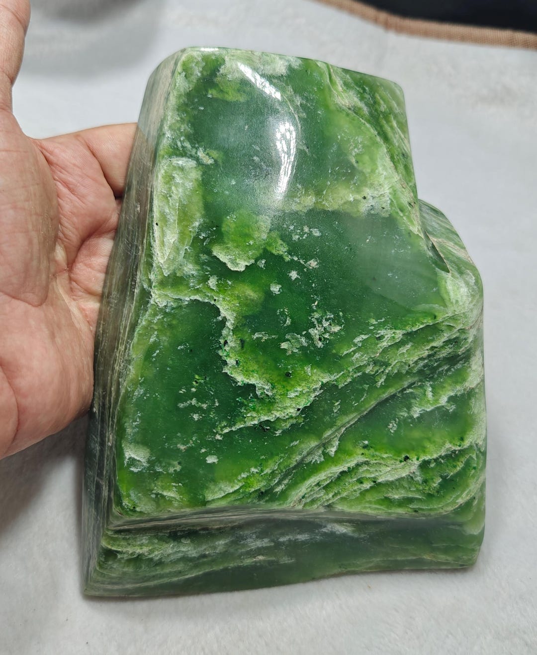 Rocks Gems Minerals Crystals Stones: Polished Nephrite Tumble Freeform ...
