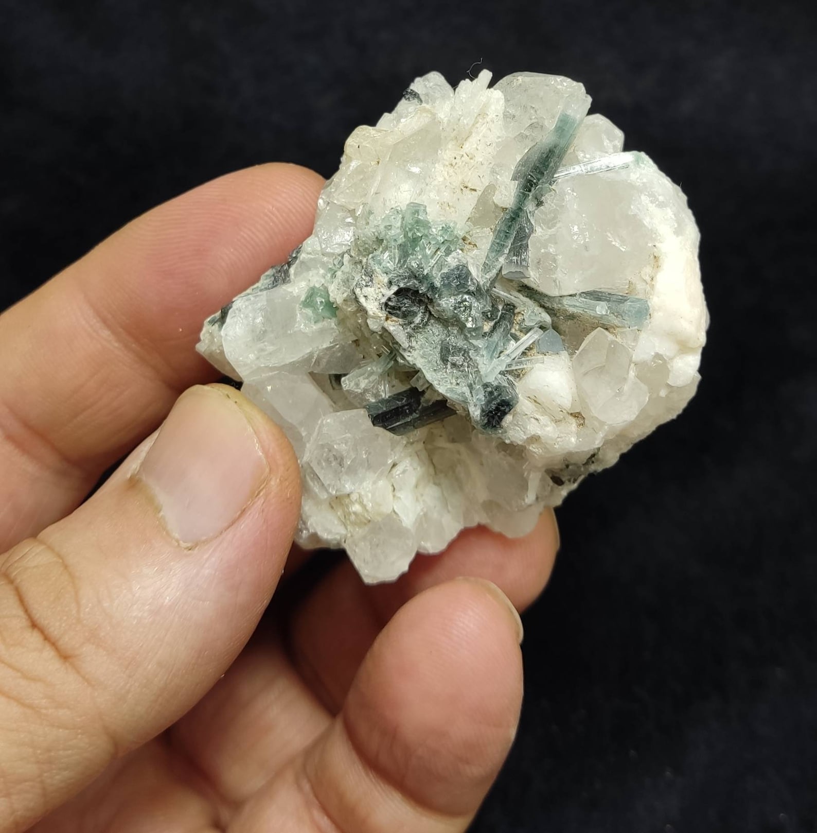 An Amazing Indicolite Color Tourmaline Crystals Cluster With - Etsy