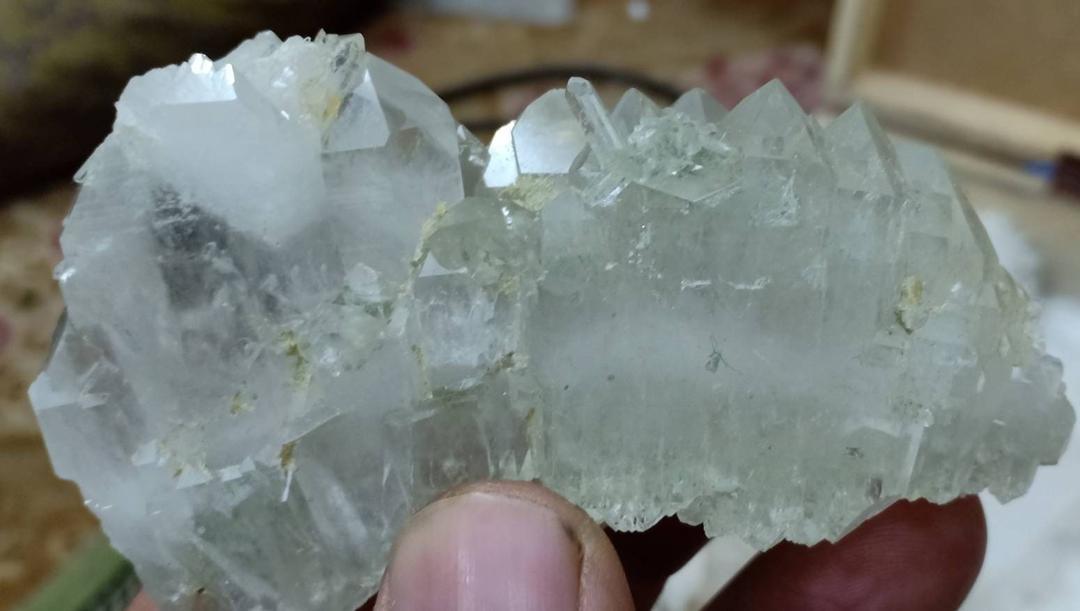 Single Beautiful Faden Quartz Crystals Cluster With Beautiful ...