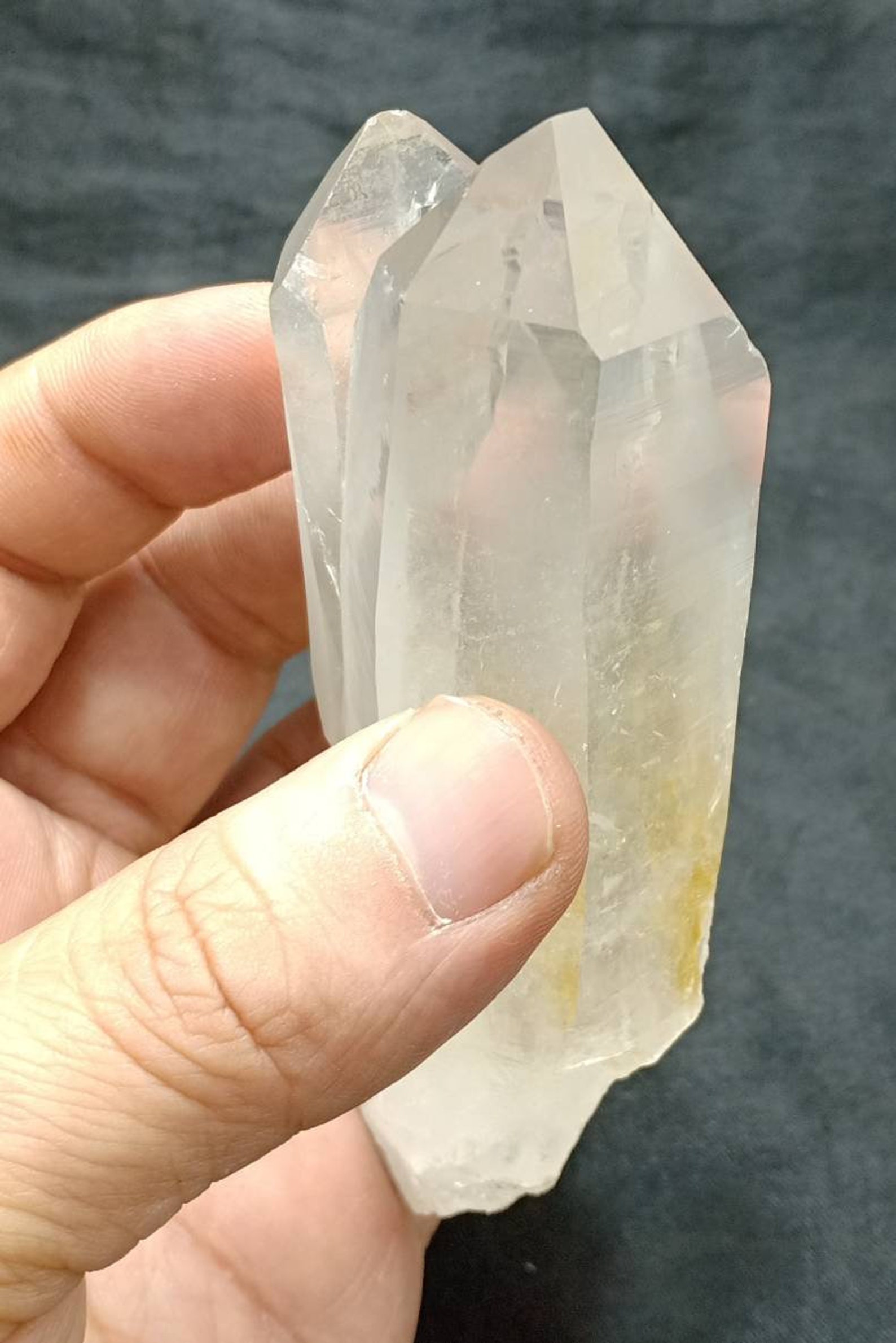 An Amazing Terminated Twin Crystals of Quartz With Grey - Etsy