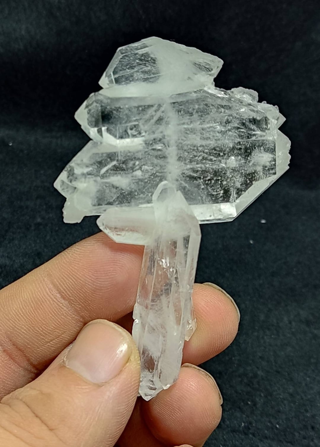 Clear Faden Quartz Crystal Scepter Like Formations 39 Grams - Etsy