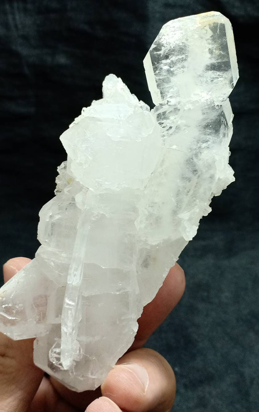 Single Beautiful Faden Quartz Crystals Cluster With Perfect ...