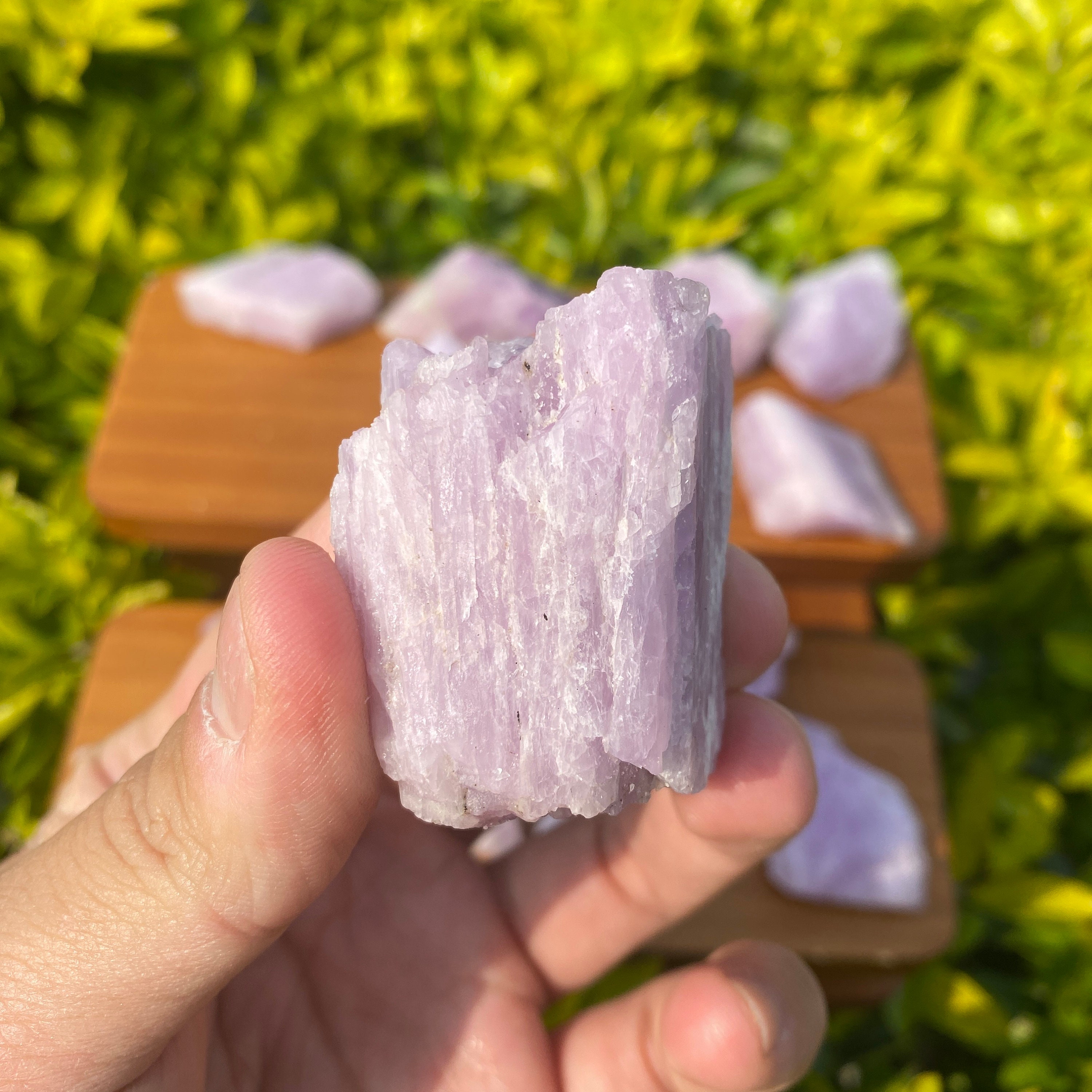 Raw Kunzite Crystal Raw Kunzite Stone Rough Natural Kunzite - Etsy