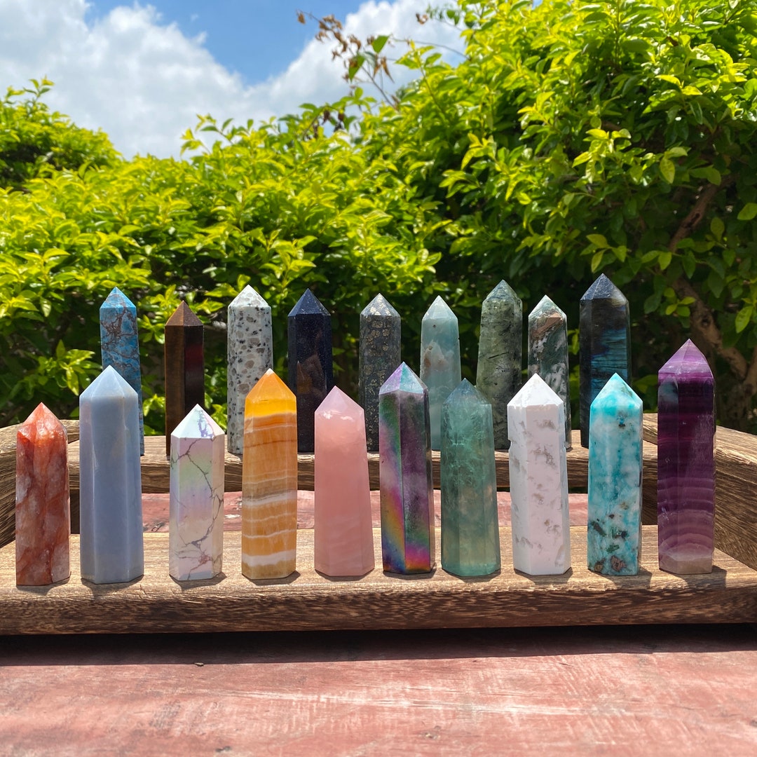 28 Options Crystal Towers, 3.5-4 Inches - Etsy