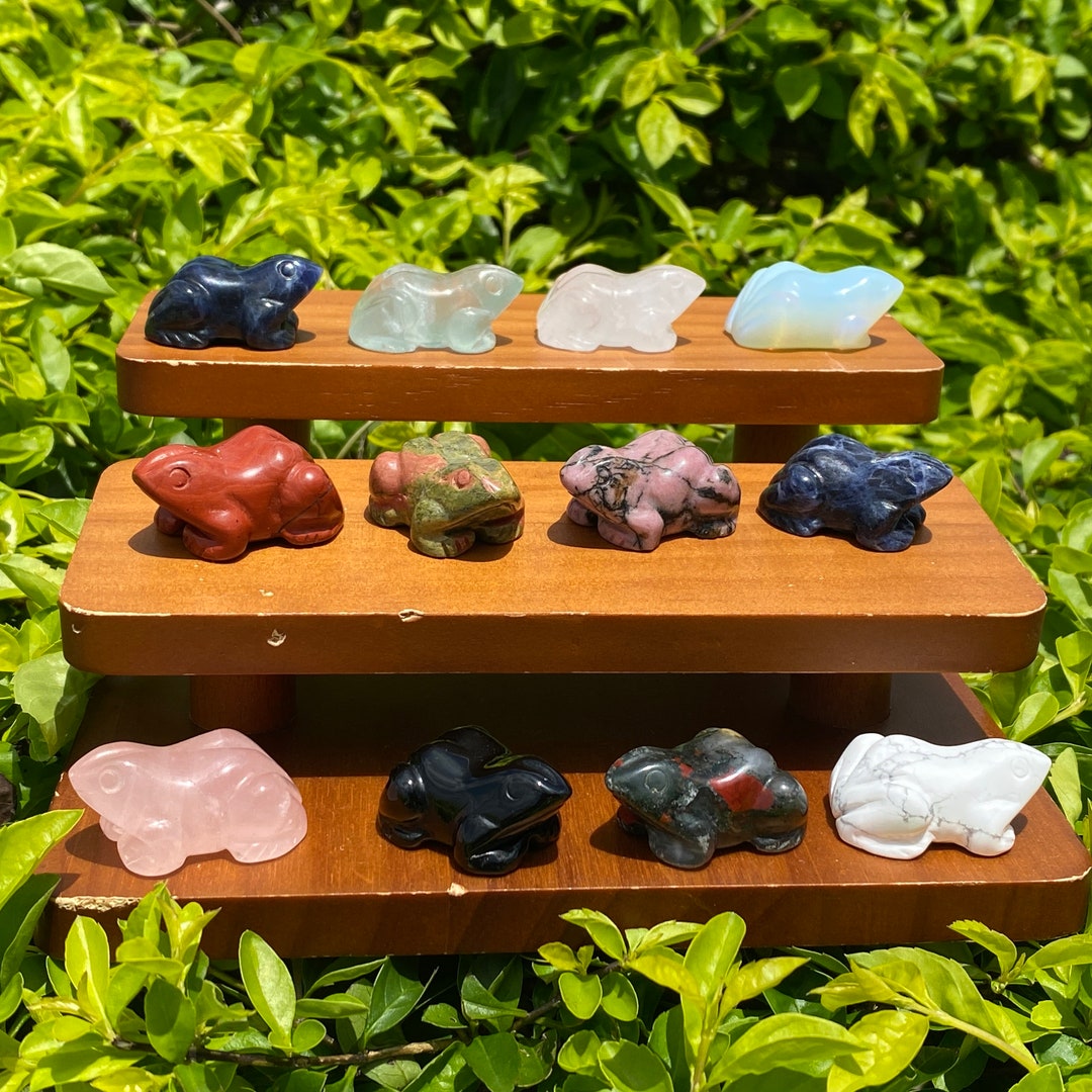 Crystal Frog Carving, Gemstone Frog, Healing Crystal, Home Decor ...