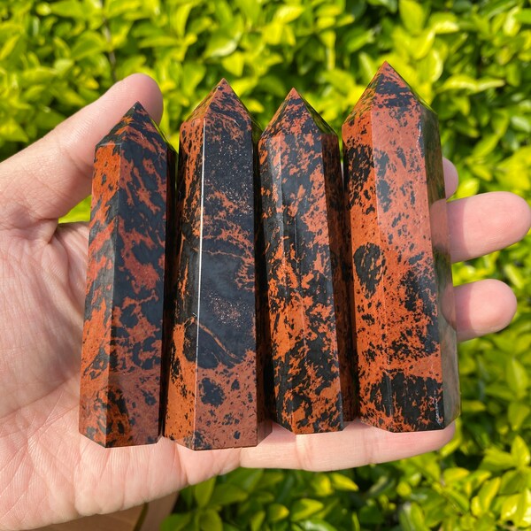 Red Obsidian - Etsy
