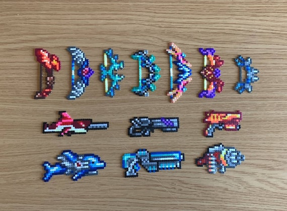 Keychains Pins and Magnets of Terraria Bows and Ranged | Etsy