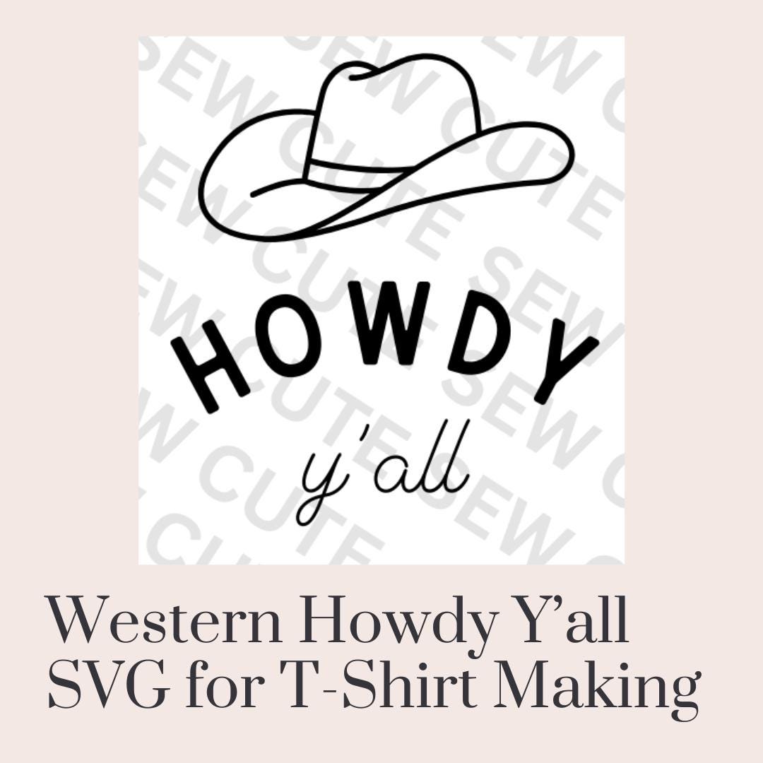 Howdy Y'all Western - Etsy