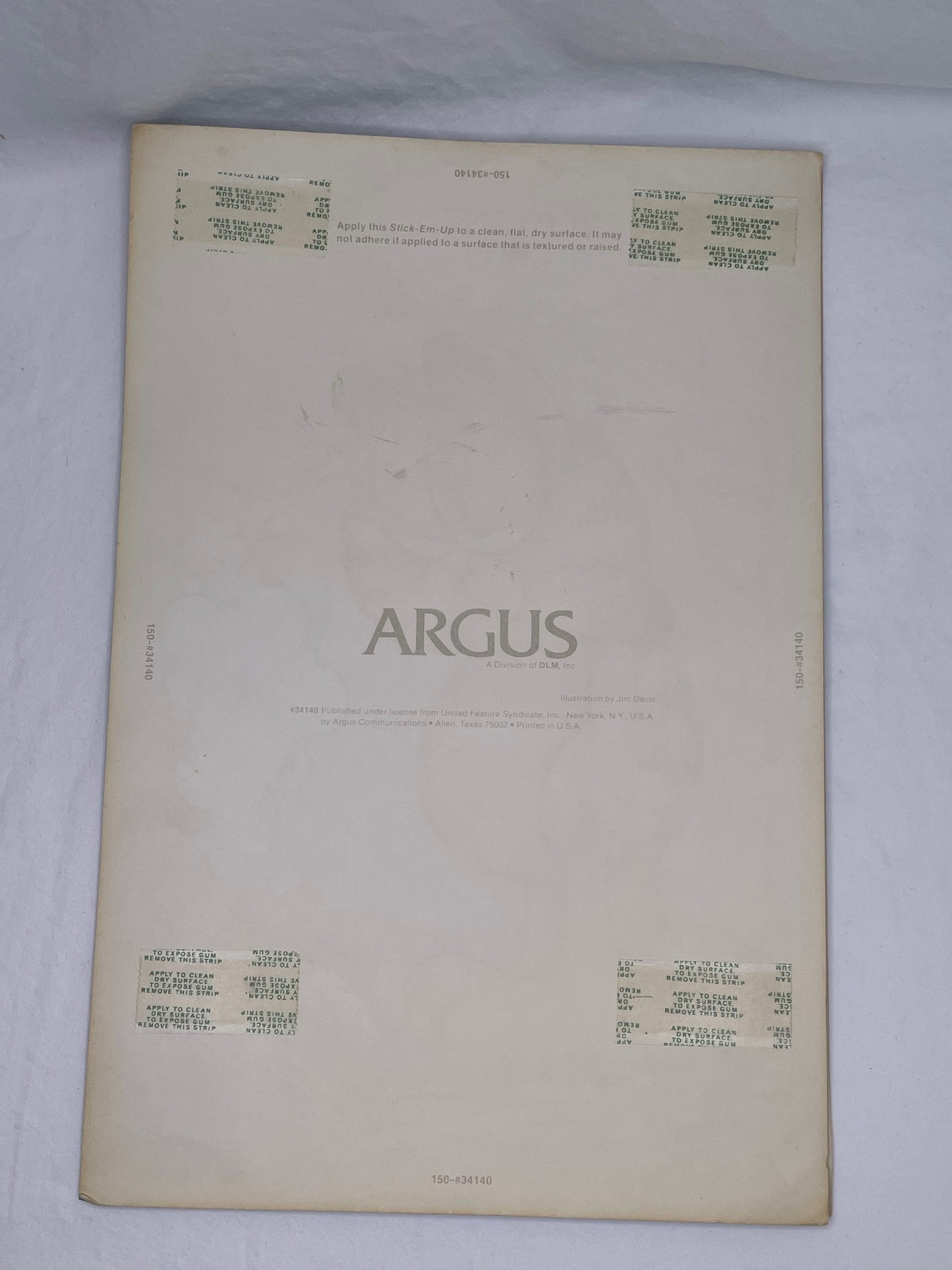 Vintage Garfield Argus Mini Posters Jim Davis 1978 34140 34002 - Etsy