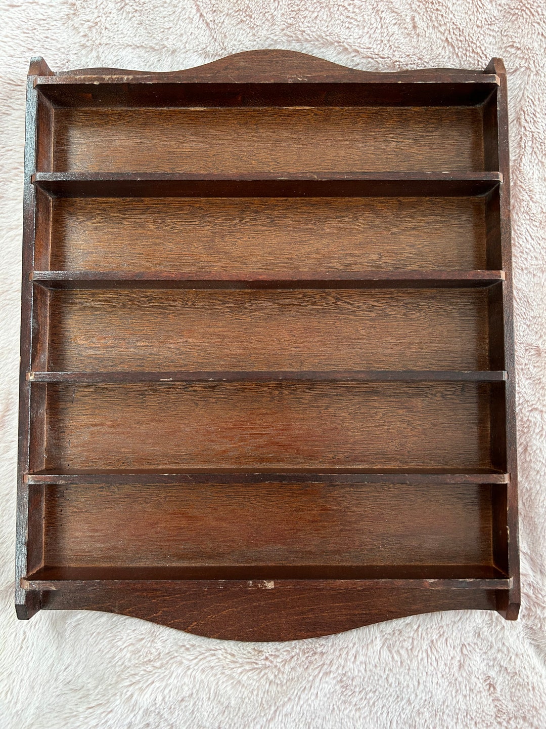 Vintage Wood Display Shelf - Etsy