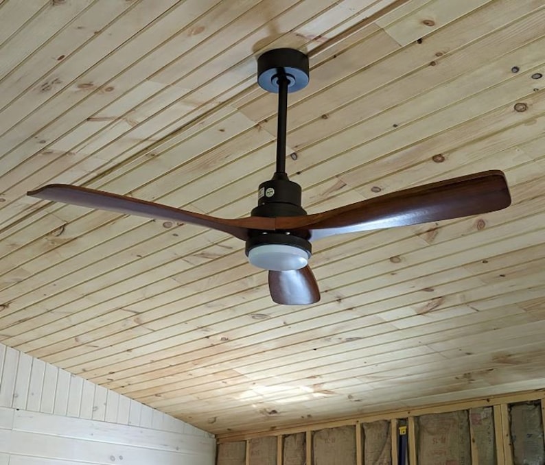 52 Inch Ceiling Fan With Light, Modern Chandelier Ceiling Fan, Indoor ...