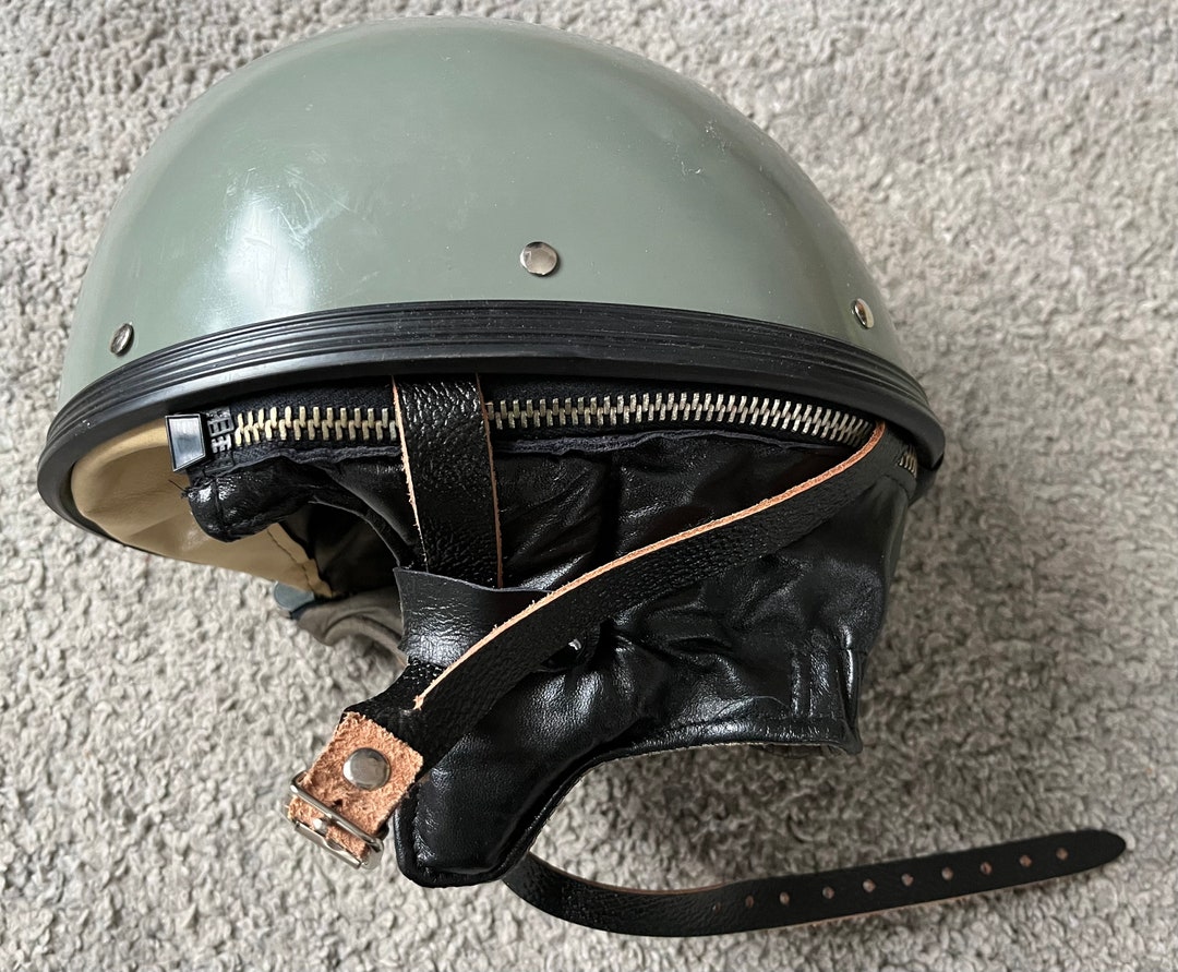 Vintage MC Helmet Motor Cycle Helmet From Former GDR East Germany NVA ...